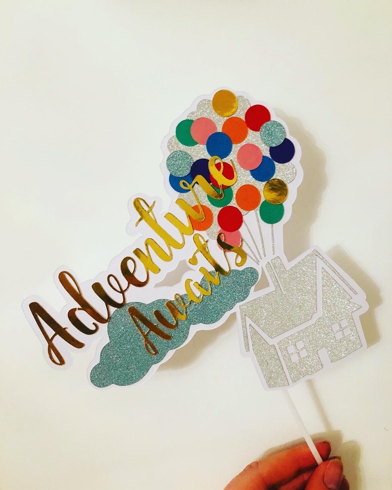Adventure Awaits Cake Topper up Cake Topper Pixar Cake - Etsy