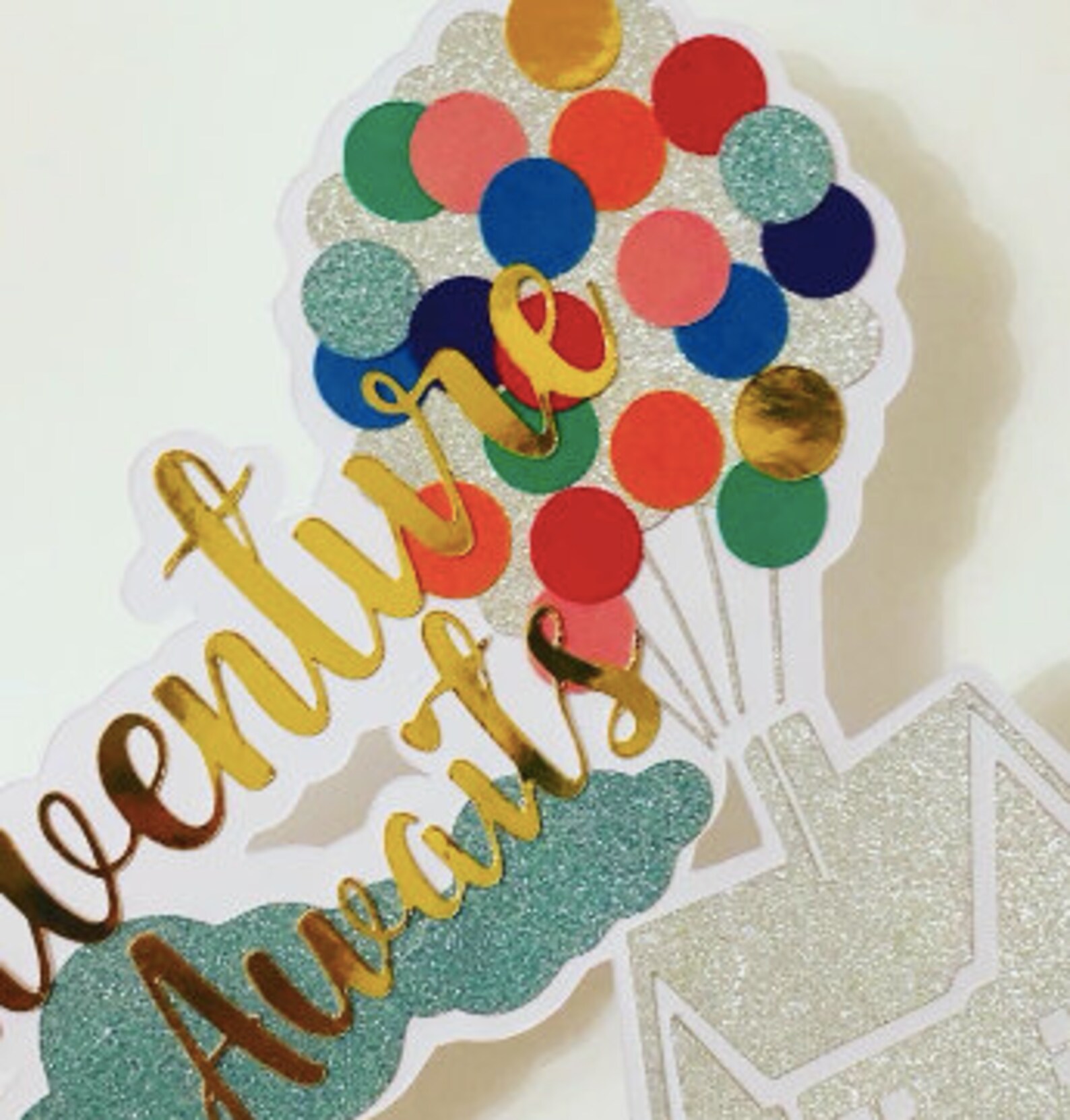 Adventure Awaits Cake Topper up Cake Topper Pixar Cake - Etsy