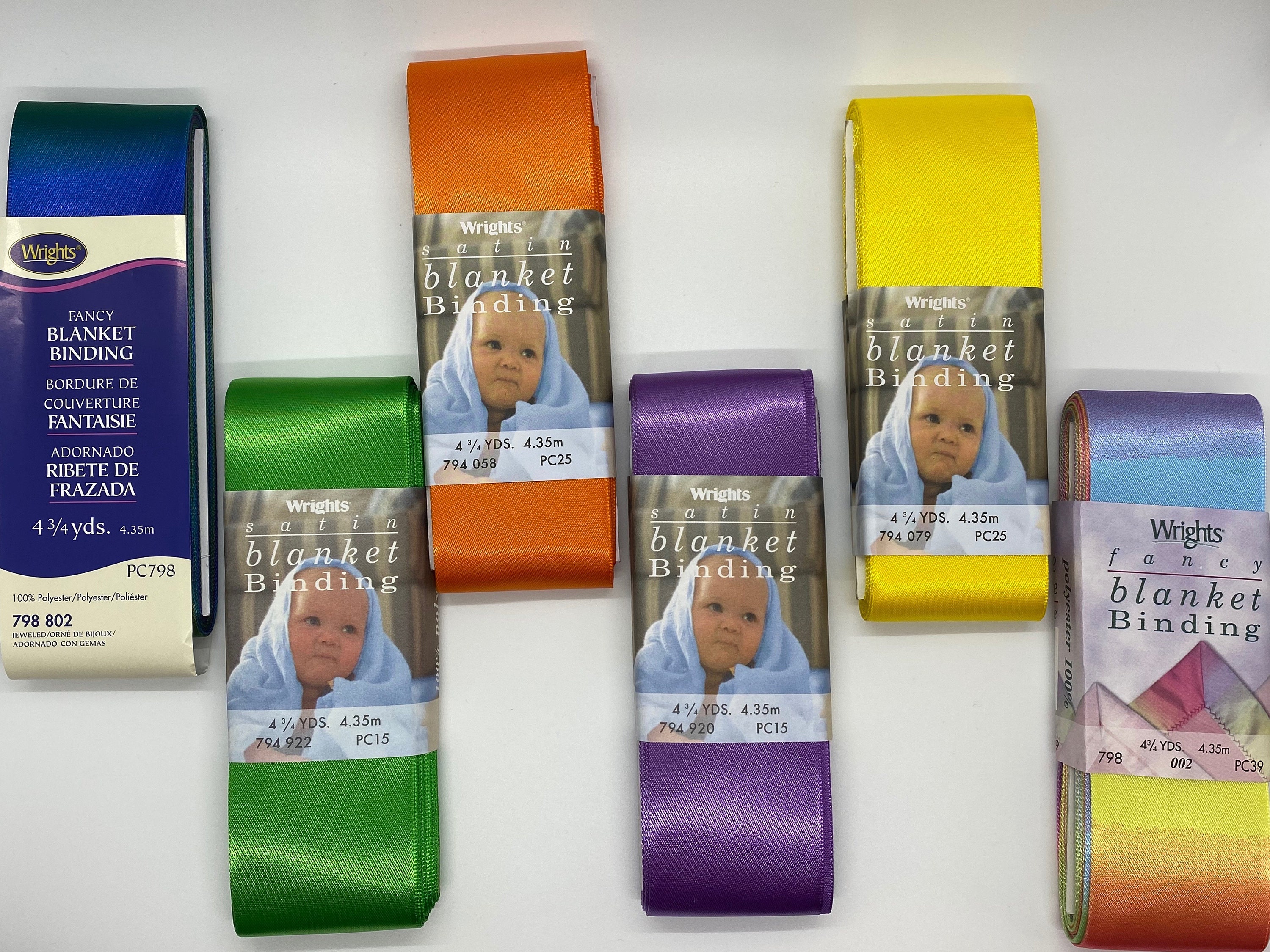 2 Satin Blanket Binding 4.75 Yards Single Fold - Etsy