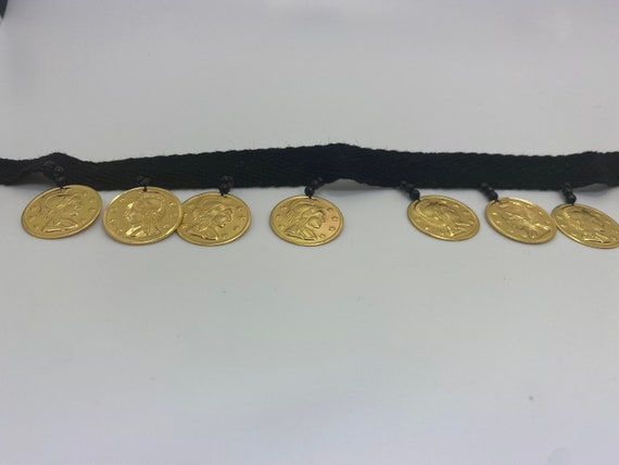 Twill W/ Coin Trim per 4 Feet Cotton - Etsy