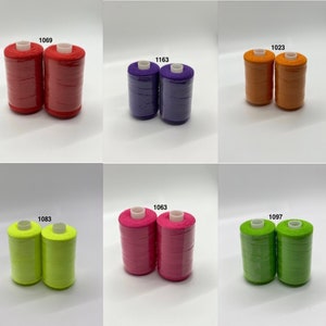 Sewing Thread - All-purpose Polyester Thread - Approx. 400 Yards per ...