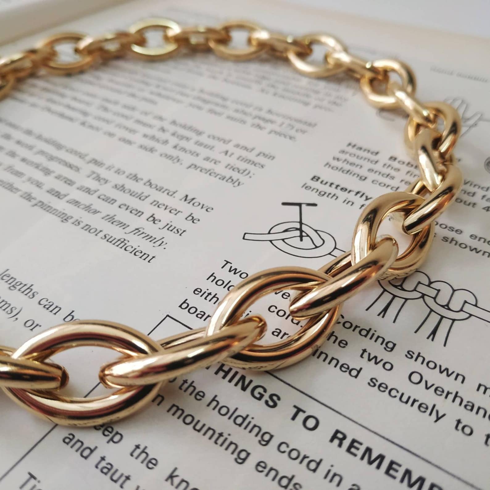 Chunky Gold Necklace With Toggle Clasp, Gold Toggle Necklace - Etsy