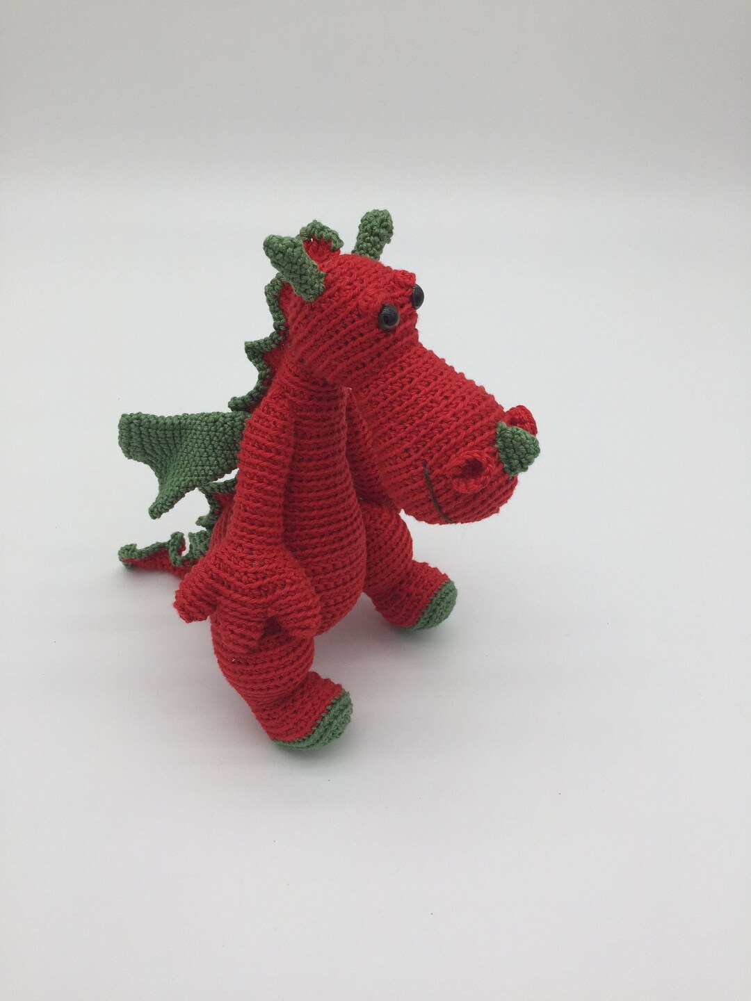 Crochet Pattern Dragon Tim - Etsy