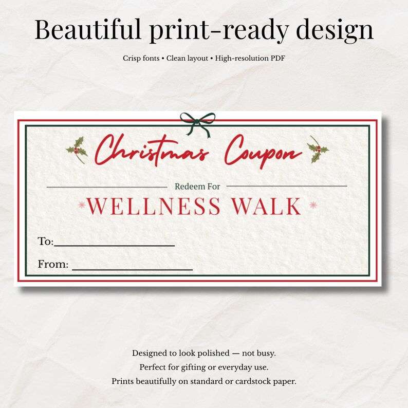 Self-care Printable Coupon Book • Reward Coupons • Printable Gift ...