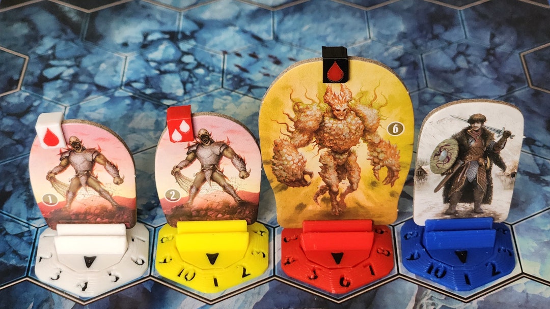 Frosthaven Monster Standees - Health Bases - Etsy