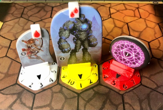 Gloomhaven Monster Standees Health Bases - Etsy