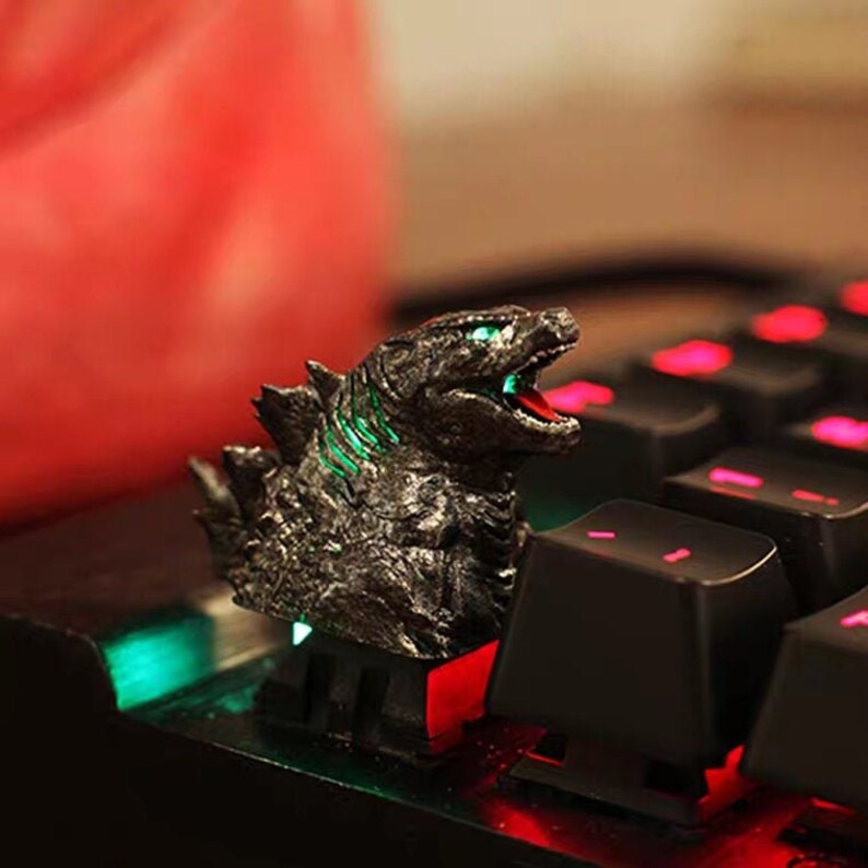 Godzilla Artisan Keycaps Handmade Keycap Mechanical Gaming | Etsy
