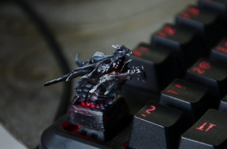 Elder Scrolls V Skyrim Artisan Keycaps Handmade Keycap - Etsy