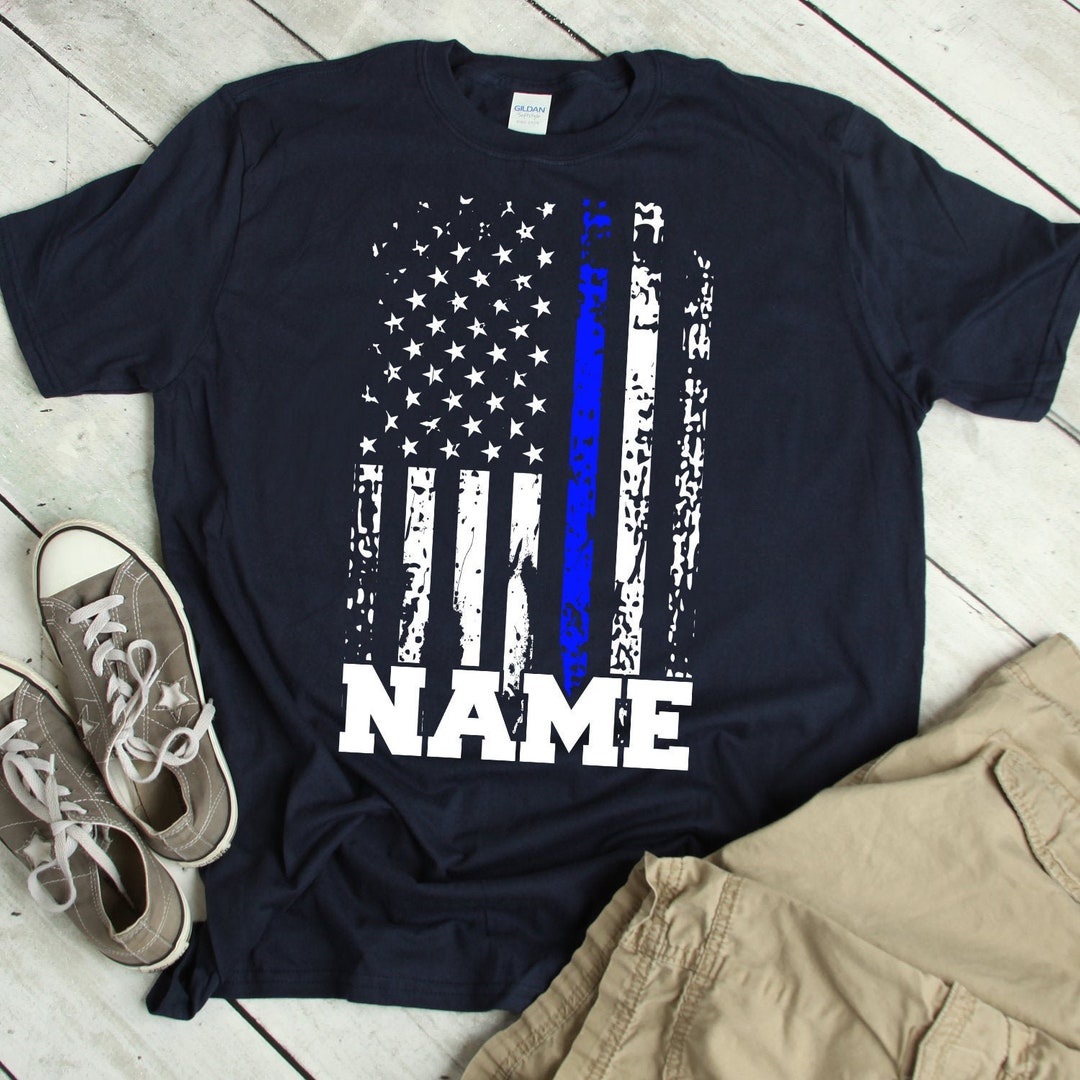 Personalized Police Shirt Customizable Police Officer Name Tshirt ...