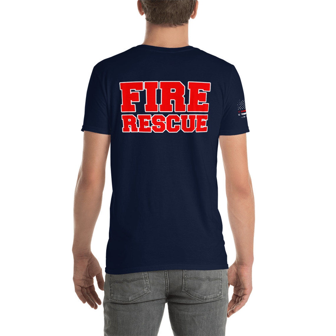 Firefighter Shirt Fire Rescue Outfit Fire Service Tshirt Thin | Etsy