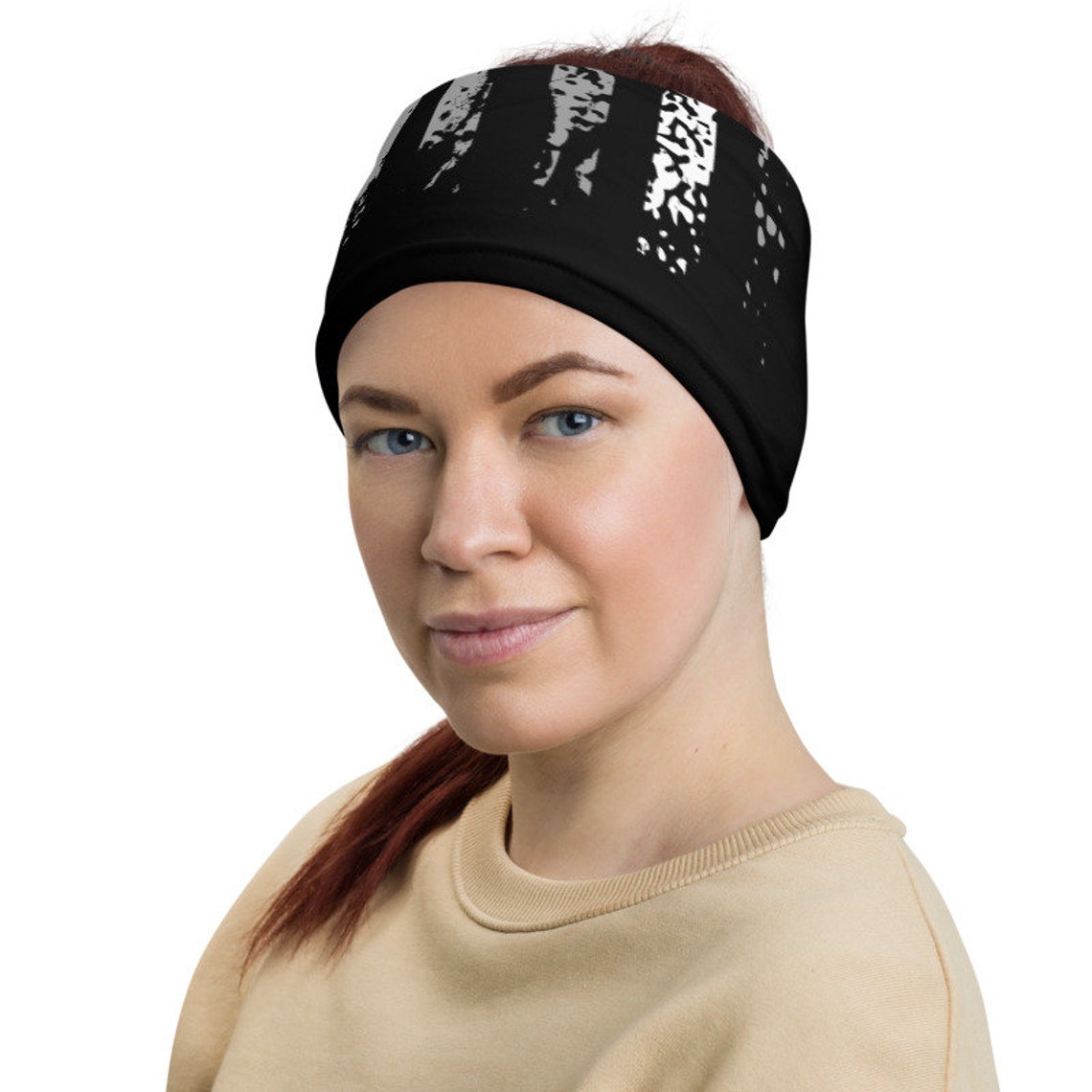 Emt Face Shield Emt Bandana Ems Face Mask Gift Thin White Line - Etsy