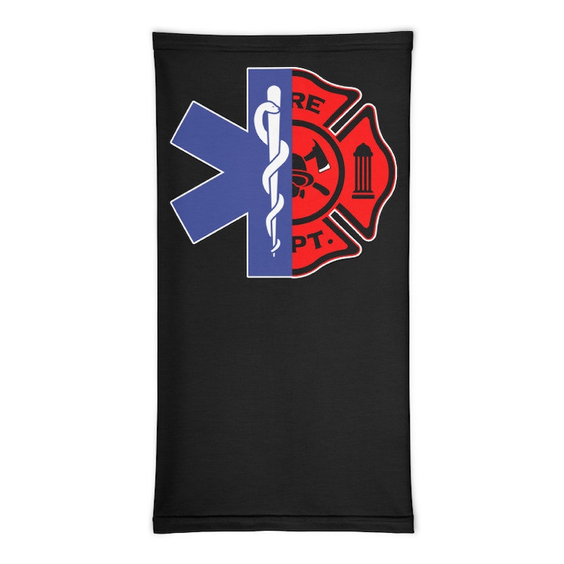 EMT Firefighter Face Shield Firefighter EMT Bandana | Etsy