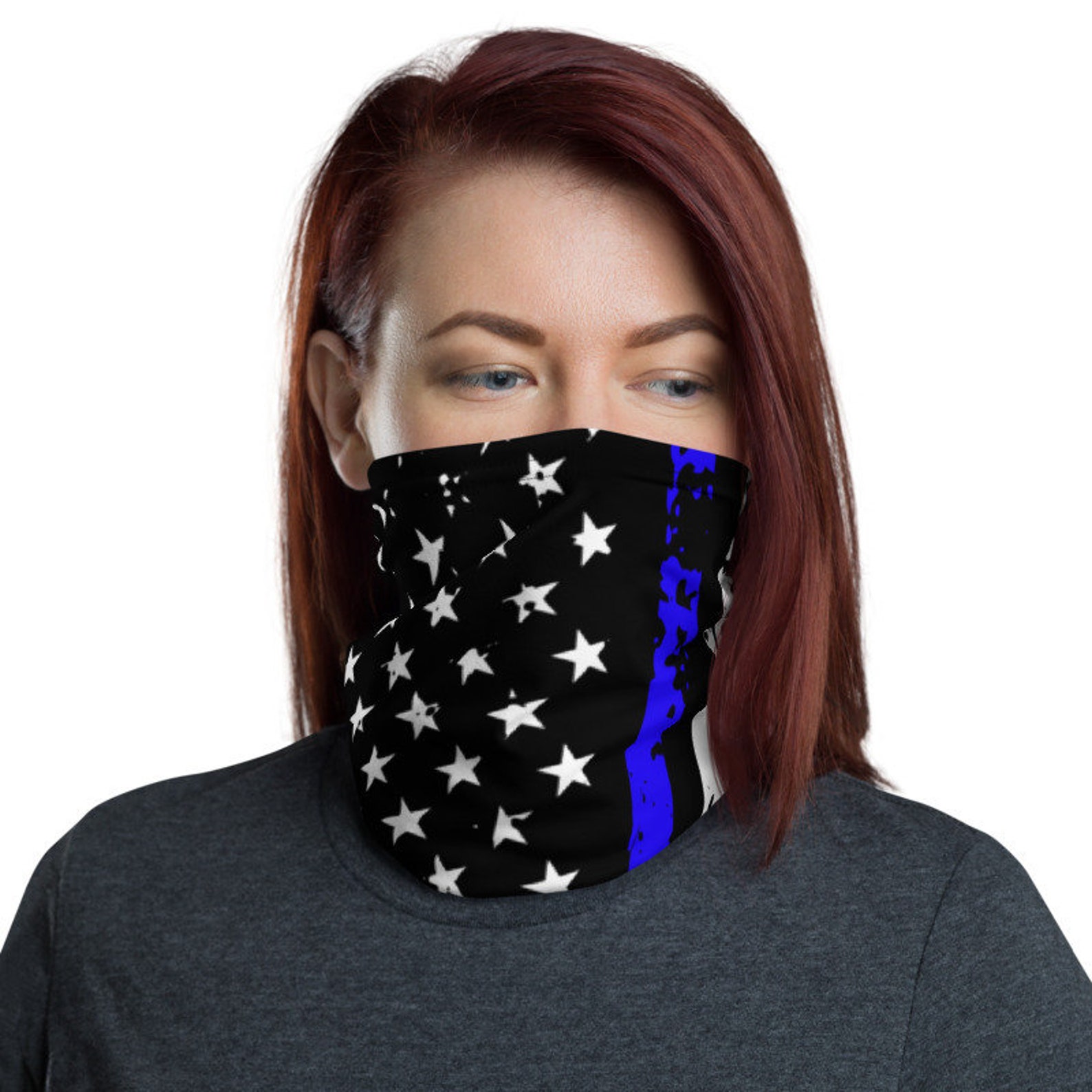Police Face Shield Policeman Bandana Police Face Mask Gift | Etsy