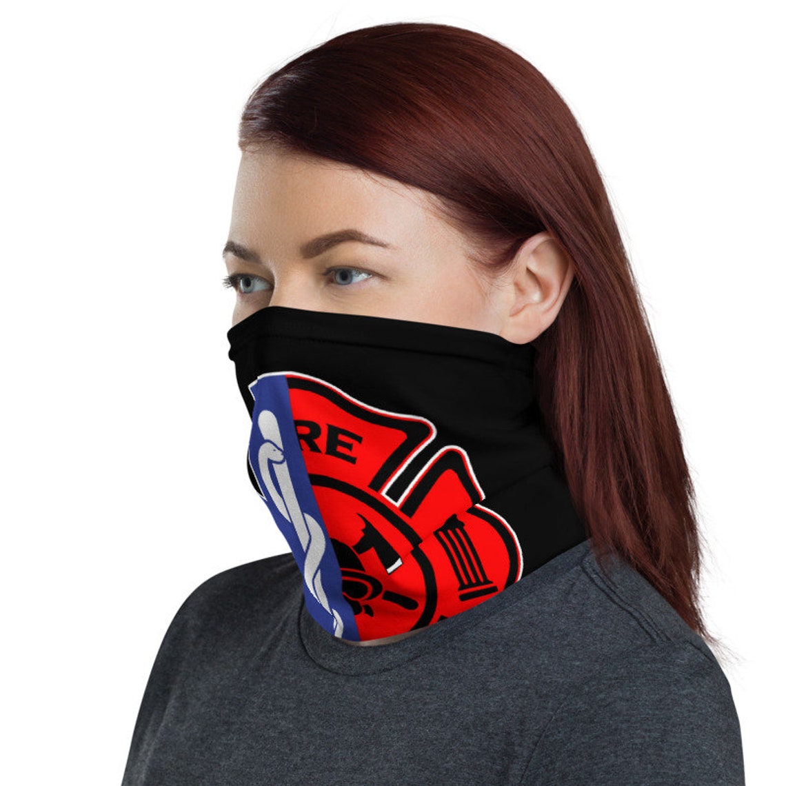 EMT Firefighter Face Shield Firefighter EMT Bandana - Etsy