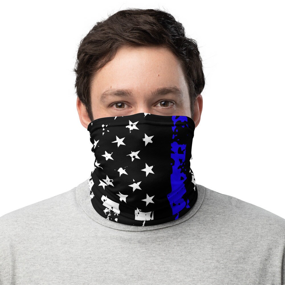 Police Face Shield Policeman Bandana Police Face Mask Gift - Etsy