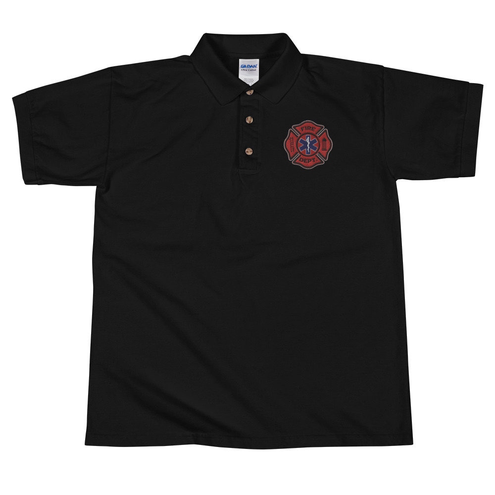 EMT Firefighter Polo Shirt Firefighter EMT Gift Polo EMS | Etsy