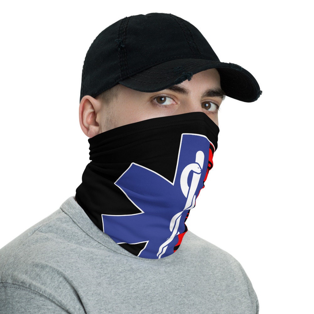 EMT Firefighter Face Shield Firefighter EMT Bandana Firefighter Face ...