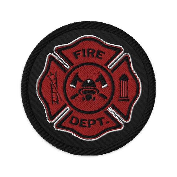 Firefighter Patch Fire Department Patch Firefighting Maltese - Etsy
