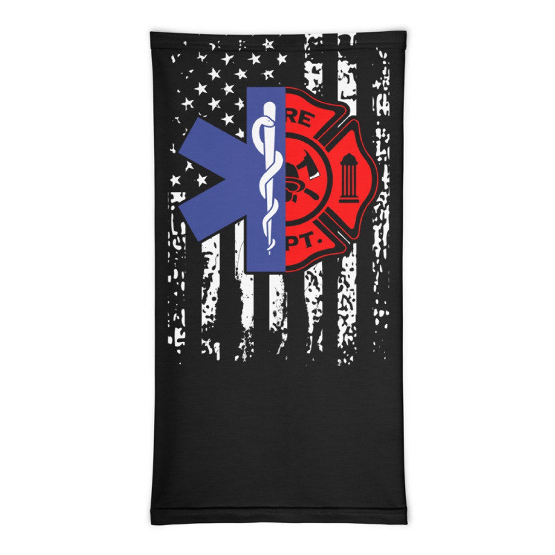 Emt Firefighter Face Shield Firefighter EMT Bandana - Etsy