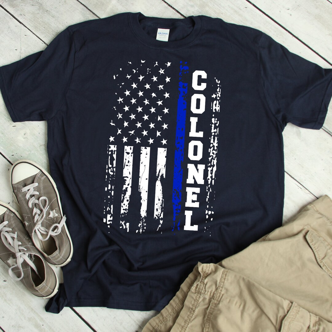Police Colonel Shirt Police Rank Colonel Tshirt Police Colonel Gift ...