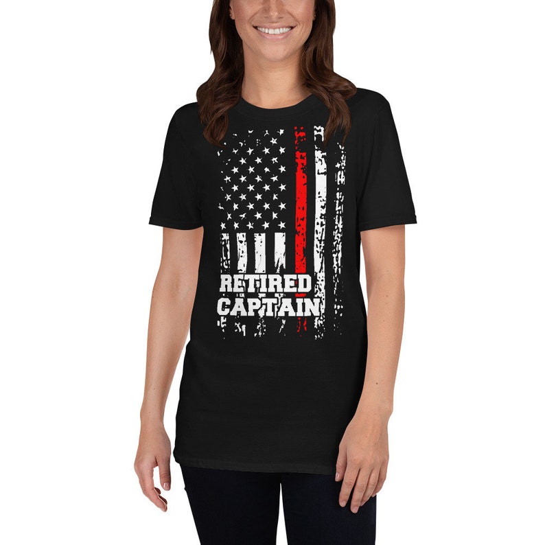 Retired Firefighter Shirt Firefighter Captain Retirement Gift Fire ...