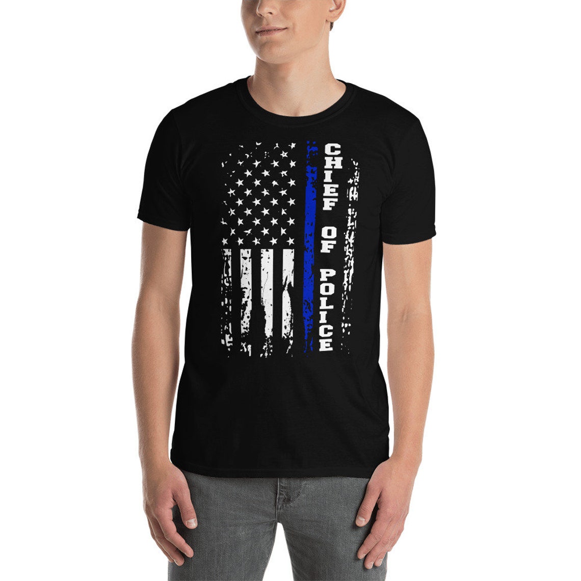 Chief of Police Shirt Police Rank Chief Tshirt Police Chief Gift Chief ...