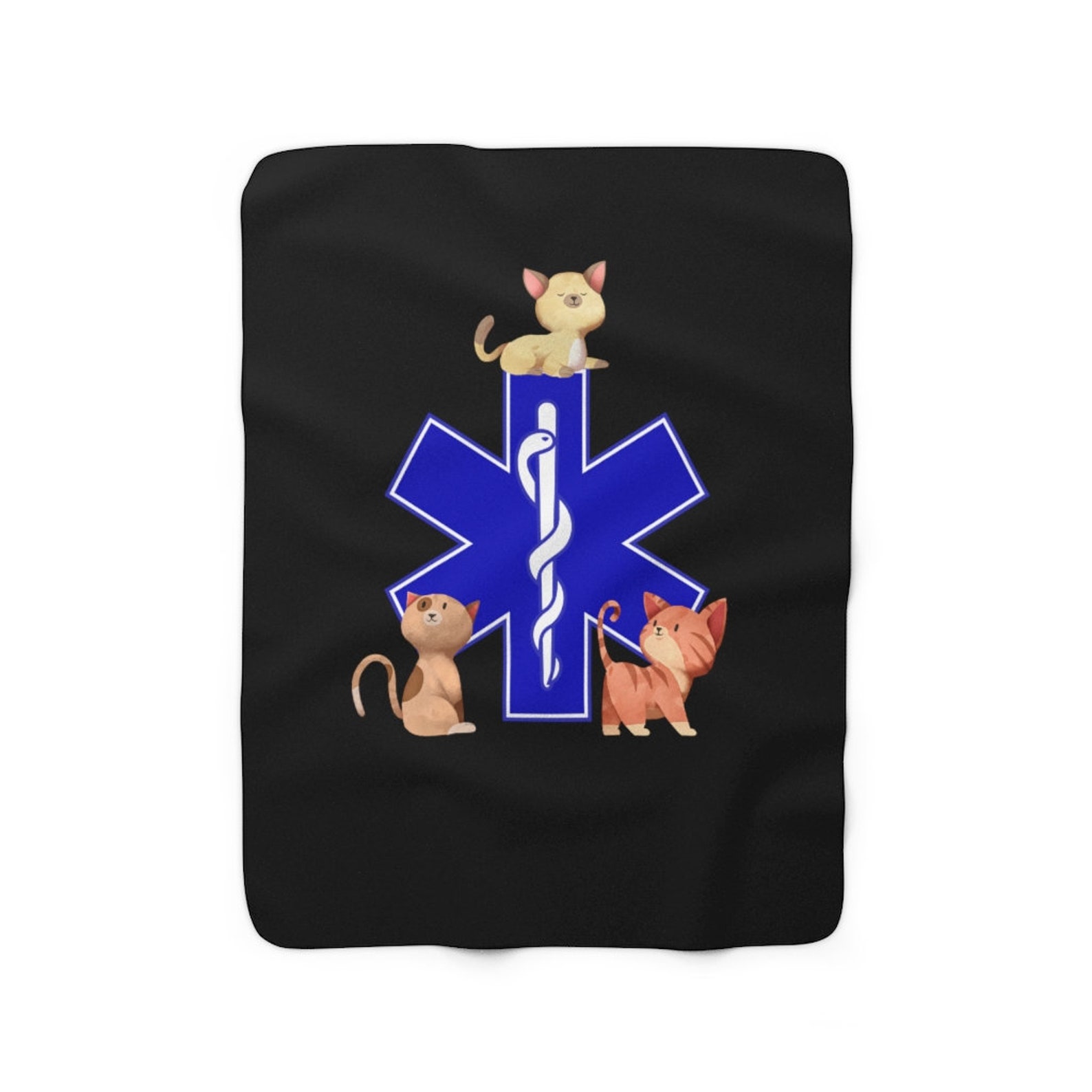 EMT Blanket Cat Lover Blanket EMT Cats Blanket Ems Cat Blanket | Etsy