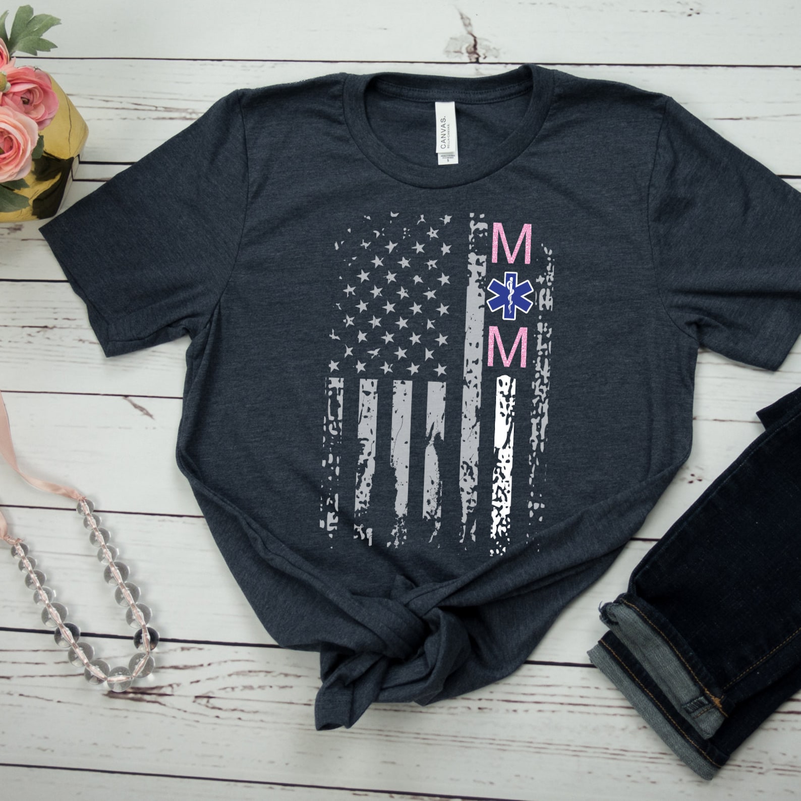 EMT Mom Shirt Ems Mom Tshirt Paramedic Mom T-shirt EMT Mom Gift Ems Mom ...