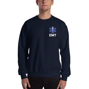 Emt Hoodie Ems Sweatshirt Two-sided Print American Flag Emt Sweatshirt ...