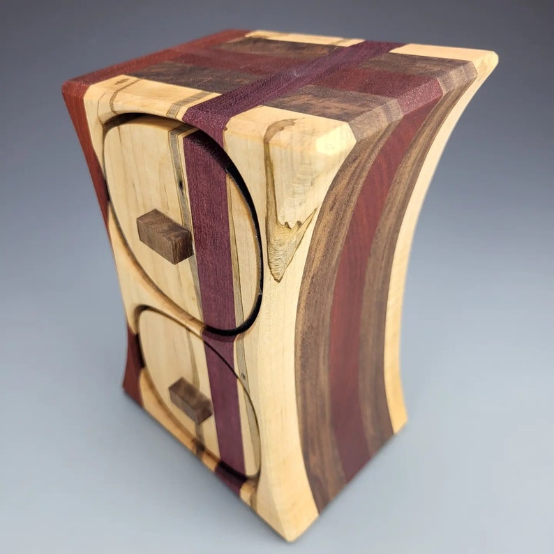 Custom Handmade Desktop Hobbit Wood Box Jewelry Chest - Etsy