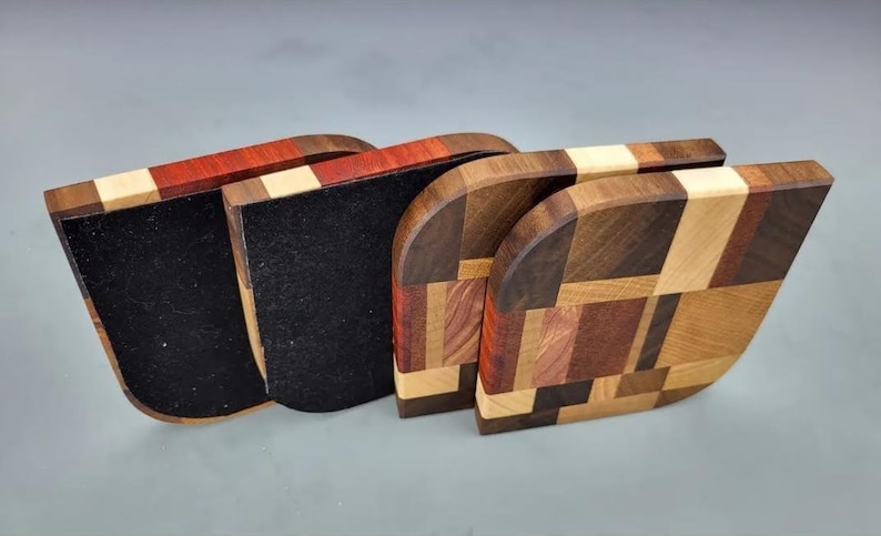 End-grain Coasters Set of FOUR - Etsy