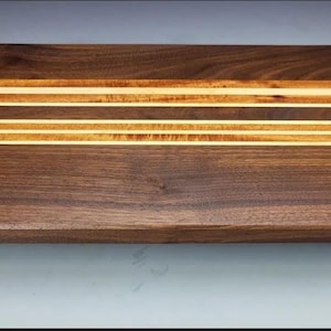 Face Grain Wood Cutting Board Made With Multiple Woods. - Etsy