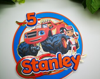 Blaze and the Monster Machines Cake Topper | Etsy UK