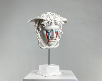 Medusa Bust Coloring - Etsy