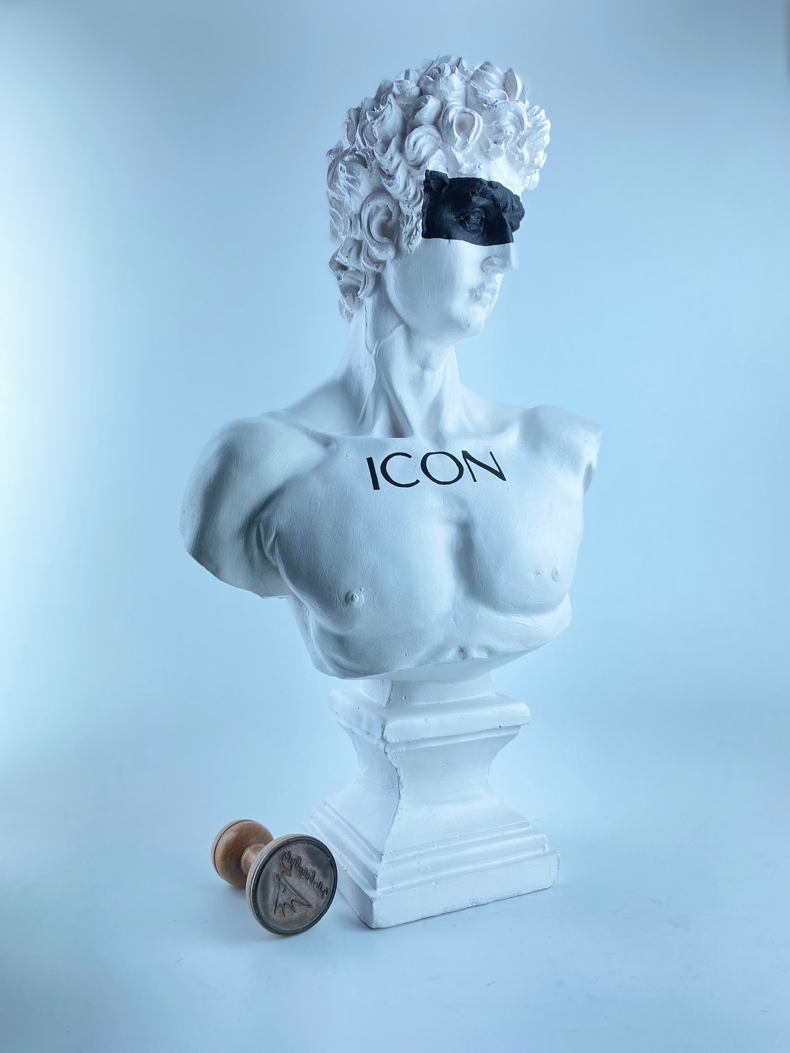 Personalizable David Statue Large David ICON Bust Statue - Etsy