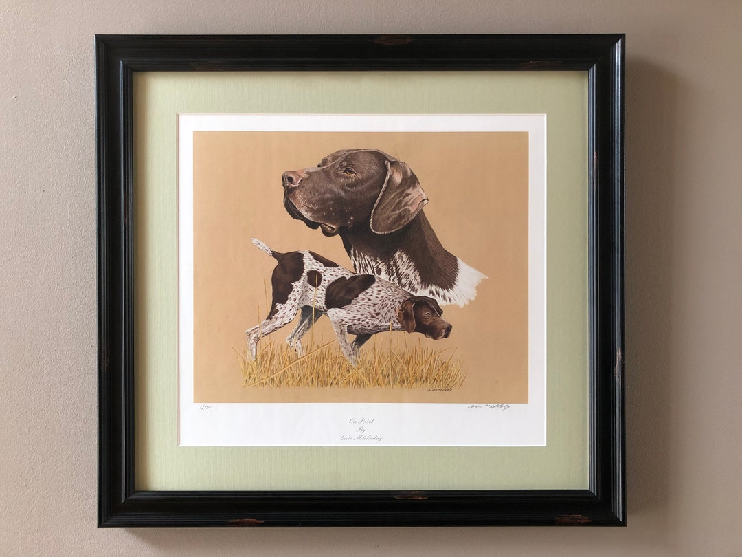 German Shorthaired Pointer Colored Pencil Print - Etsy