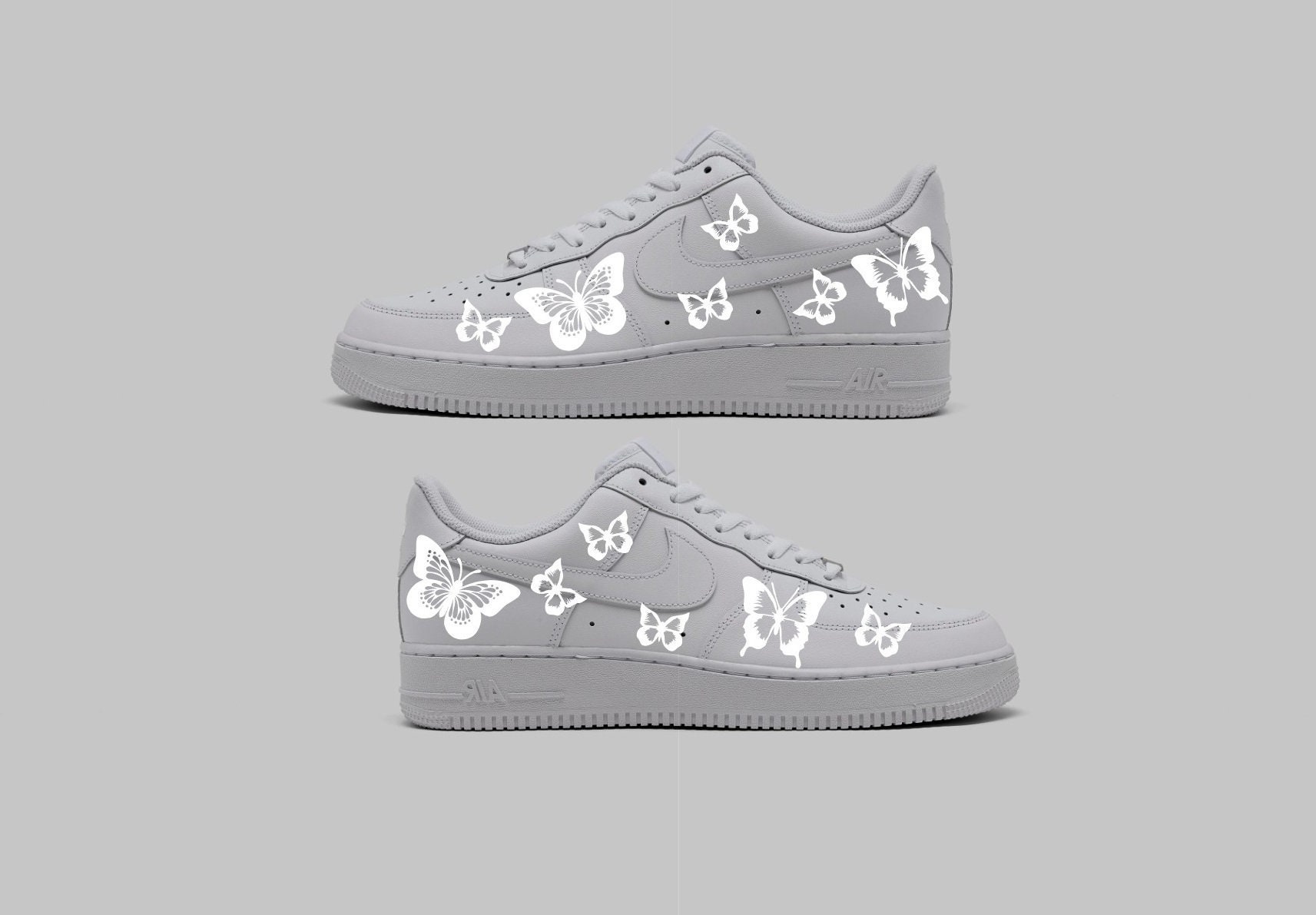 3m Reflective Butterfly Iron on Set Reflective Butterfly Heat - Etsy