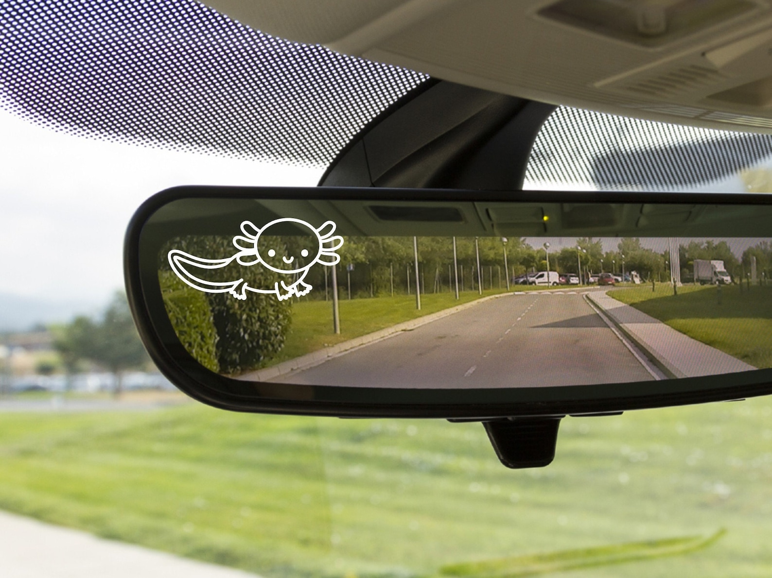 Axolotl Decal Car Bumper Sticker Camper RV Decal Rearview Mirror Decal ...