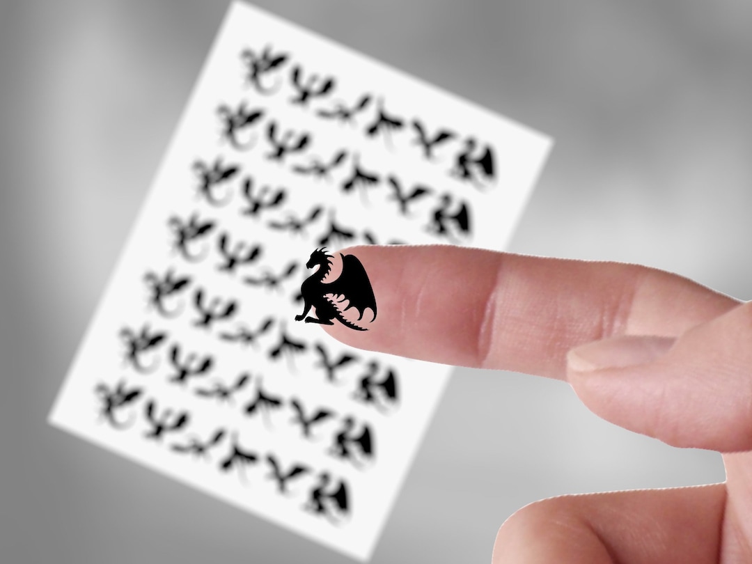 Holographic Dragon Sticker Sheet: Iridescent Opal Planner Stickers - Etsy