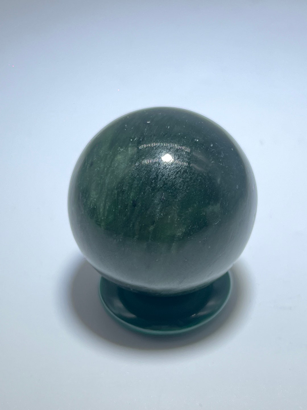 Nephrite Jade Ball Egg Shape Decoration Healing Stone Natural Stone ...