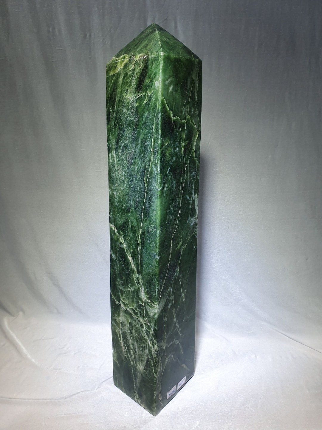 XL Nephrite Jade Tower 11.5kg 52x10x9cm Interior Design Gem Healing ...