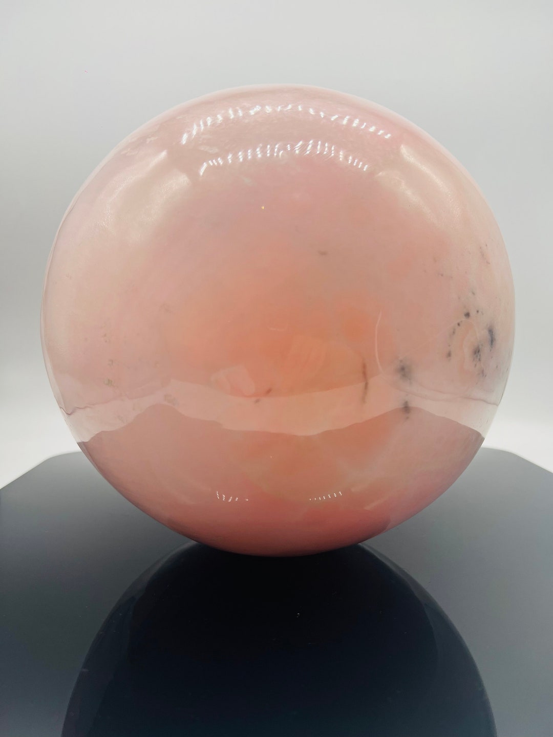 Mangano Calcite Pink Ball Ø 220 Mm AAA Top Quality Healing Stone ...