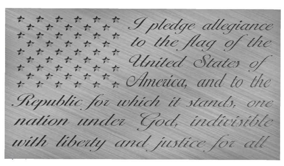 Pledge of Allegiance Flag SVG File Digital Download - Etsy Canada