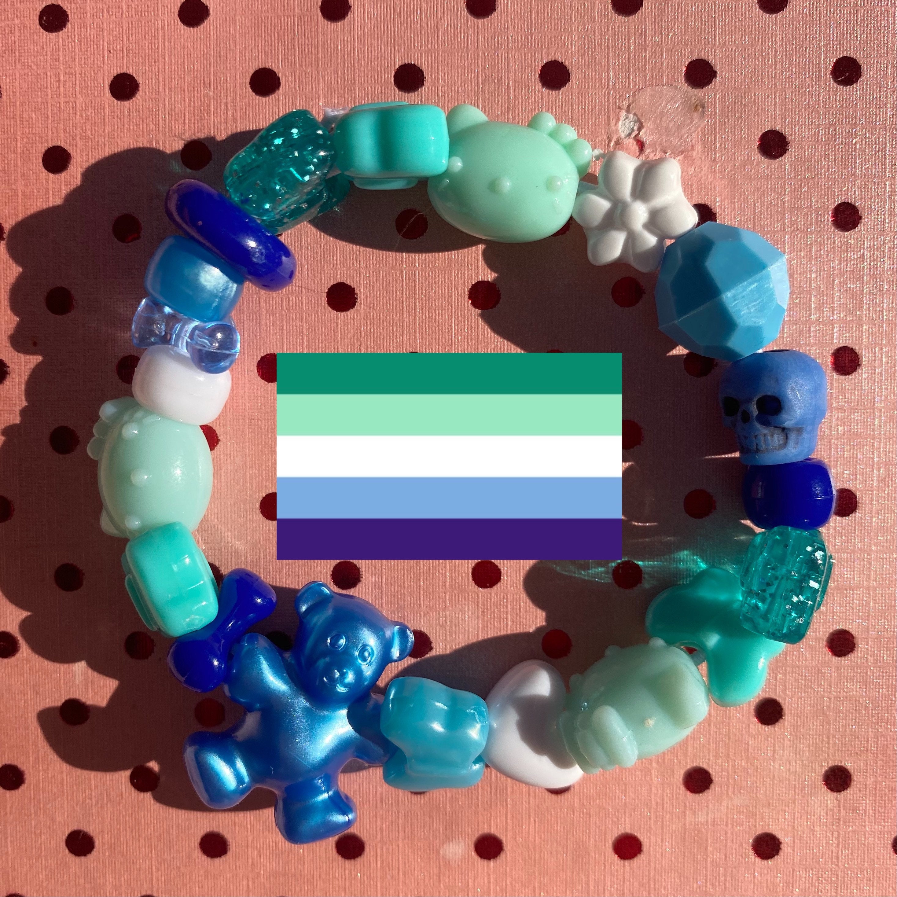 Lgbt Pride Kandi Gay Lesbian Mlm Bisexual Transgender Etsy