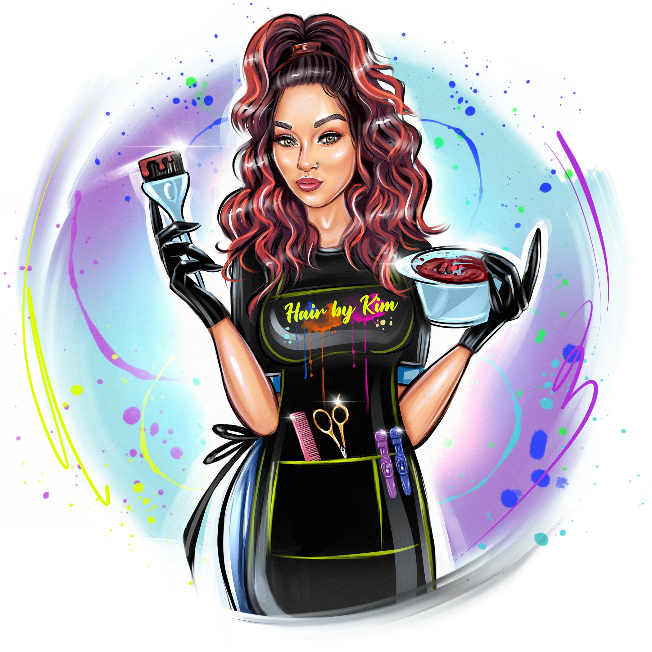 Business Logo Portrait Custom Portrait Logo Digital | Etsy