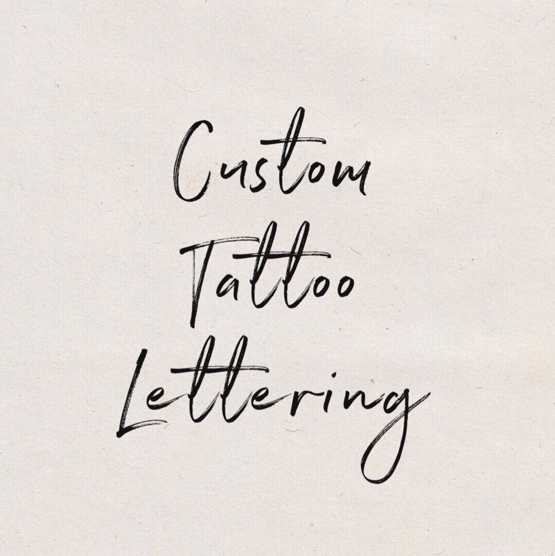 Custom Tattoo Lettering | Calligraphy Tattoo, Custom Calligraphy Design ...