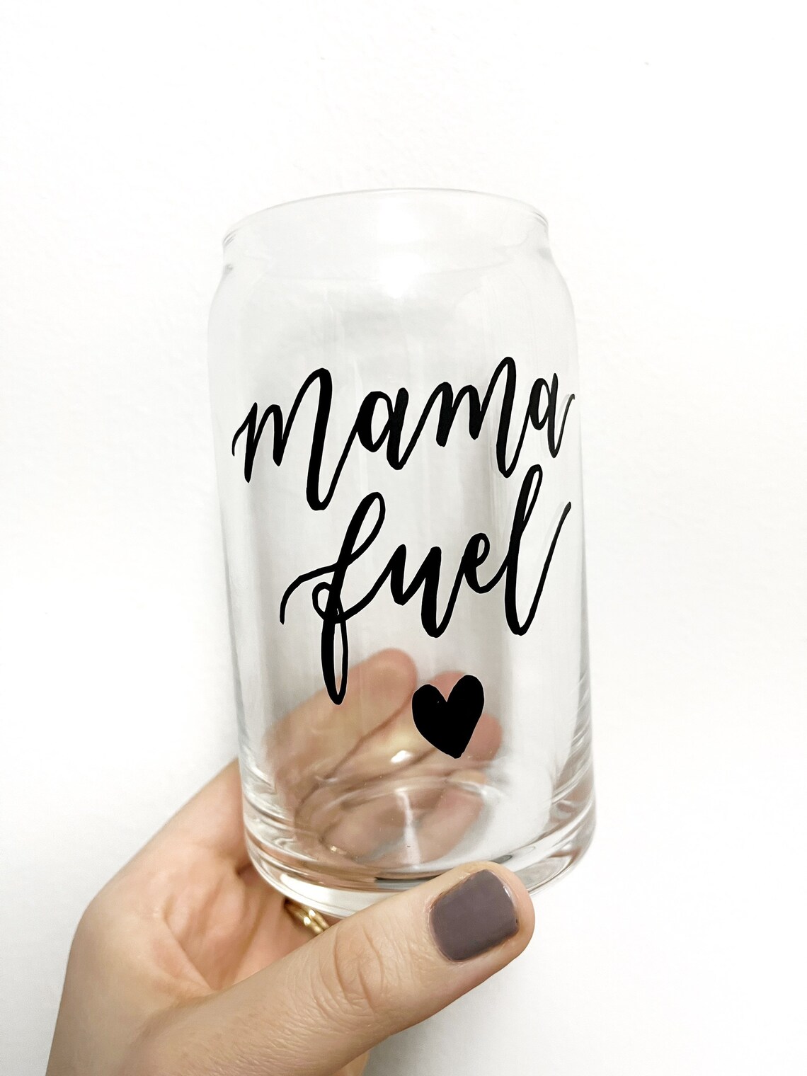 Mama Fuel Can Glass | Soda Can Glass, Beer Can Glass, Mom Gift, Glass ...