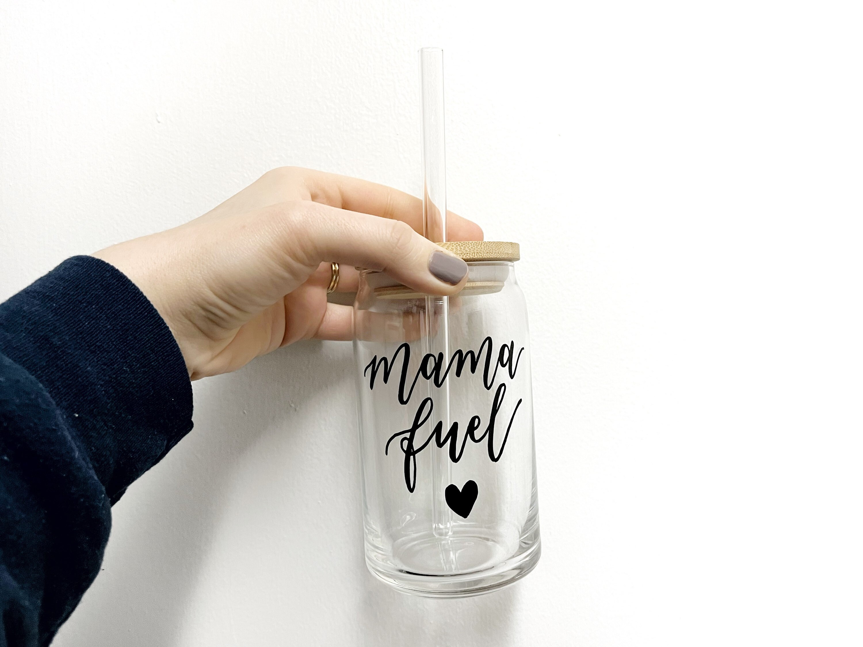 Mama Fuel Can Glass Soda Can Glass Beer Can Glass Mom - Etsy