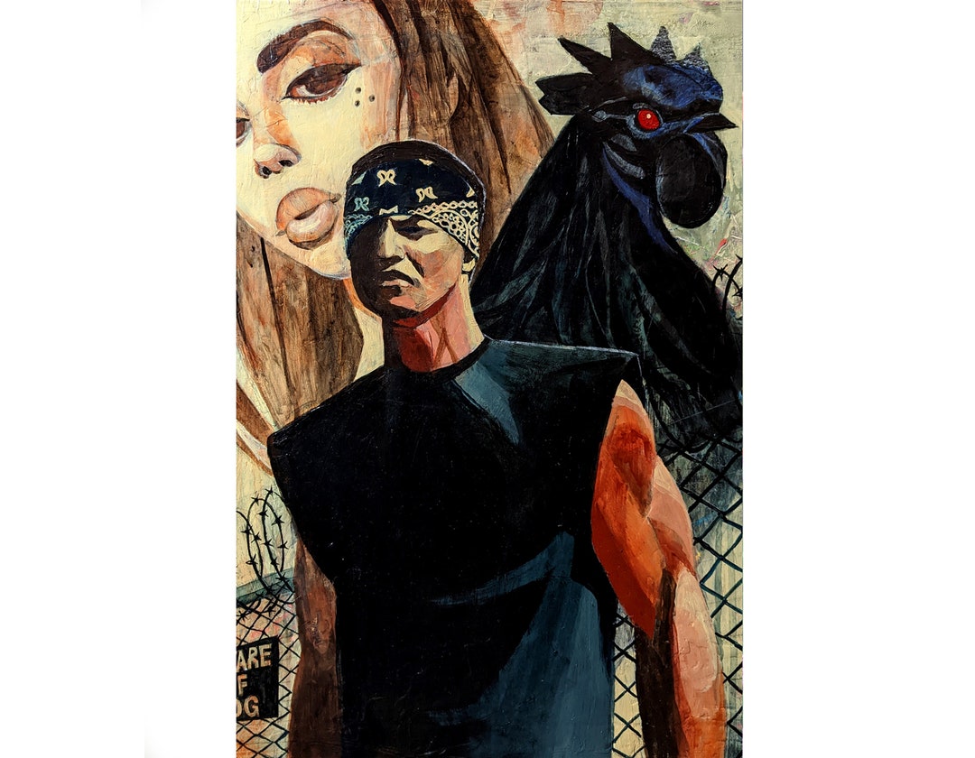 19x13" Poster Art Print of El Gallo Negro From Movie Blood in Blood Out ...