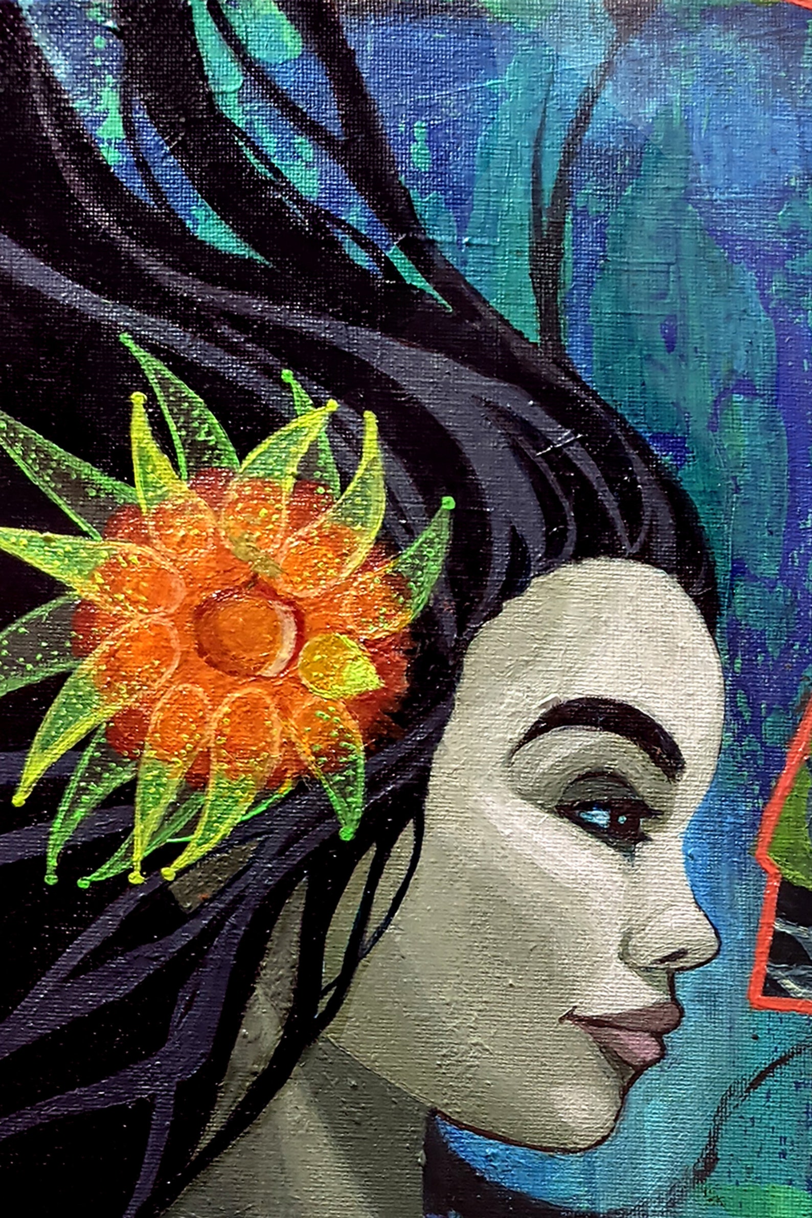 Mexican Chicano Art Poster From My Original Acrylic Painting - Etsy